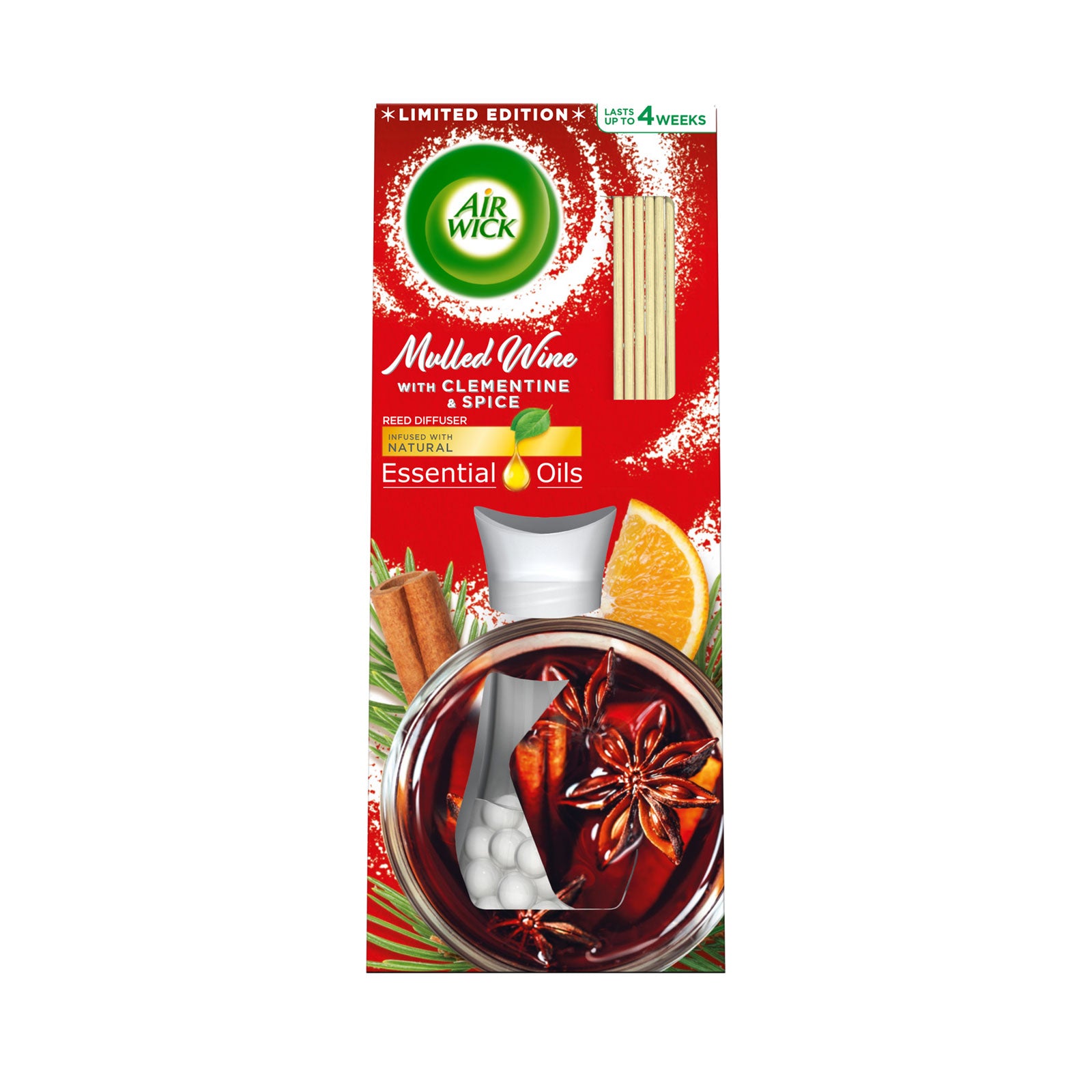 Air Wick Reed Diffuser Milled Wine with Clementine Spice – Dollarstore.dk
