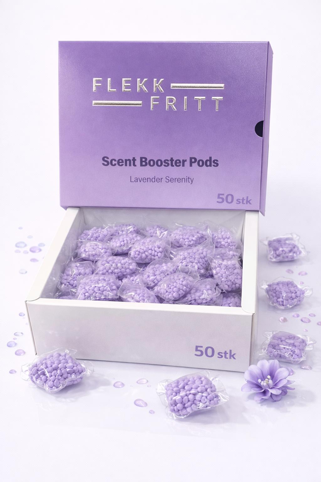 Flekk Fritt Scent booster vaskeperler – Lavender Serenity (50 poser/ka ...