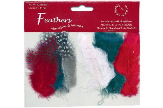 → Køb Fjer marabou mix 18stk julefarver online her – Dollarstore.dk