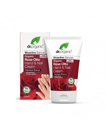 → Køb Dr. Organic, Rose Otto Hand & Nail Cream, 125 Ml. online her ...