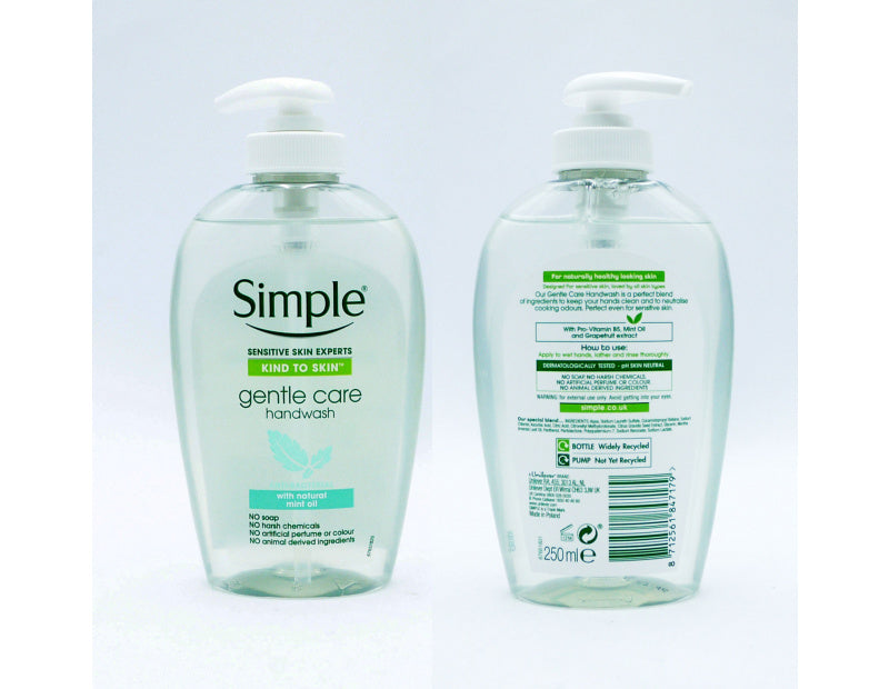 Køb SIMPLE HAND WASH GENTLE CARE online her – Dollarstore.dk